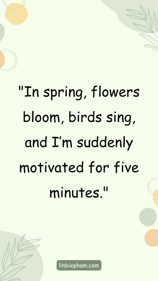 127 Hilariously Funny Spring Quotes to Add Sunshine to Your Day