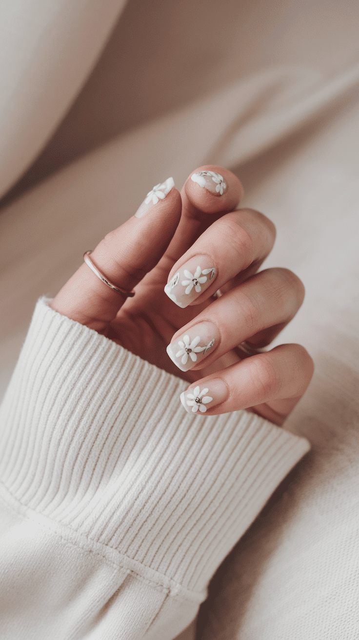 13+ Gorgeous Short White Nails to Refresh Your Style Instantly