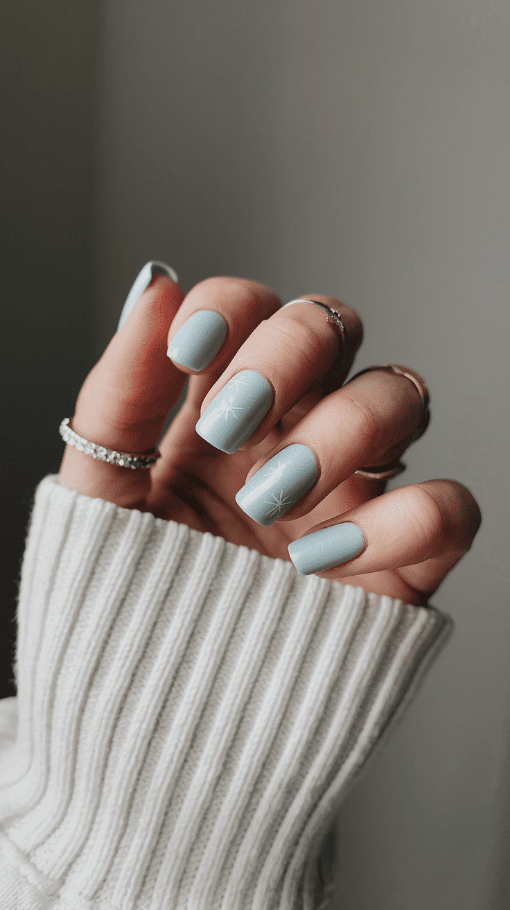 15+ Stunning Short Blue Nails to Instantly Elevate Your Look