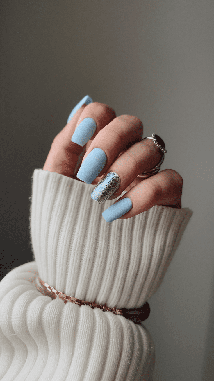 15+ Stunning Short Blue Nails to Instantly Elevate Your Look