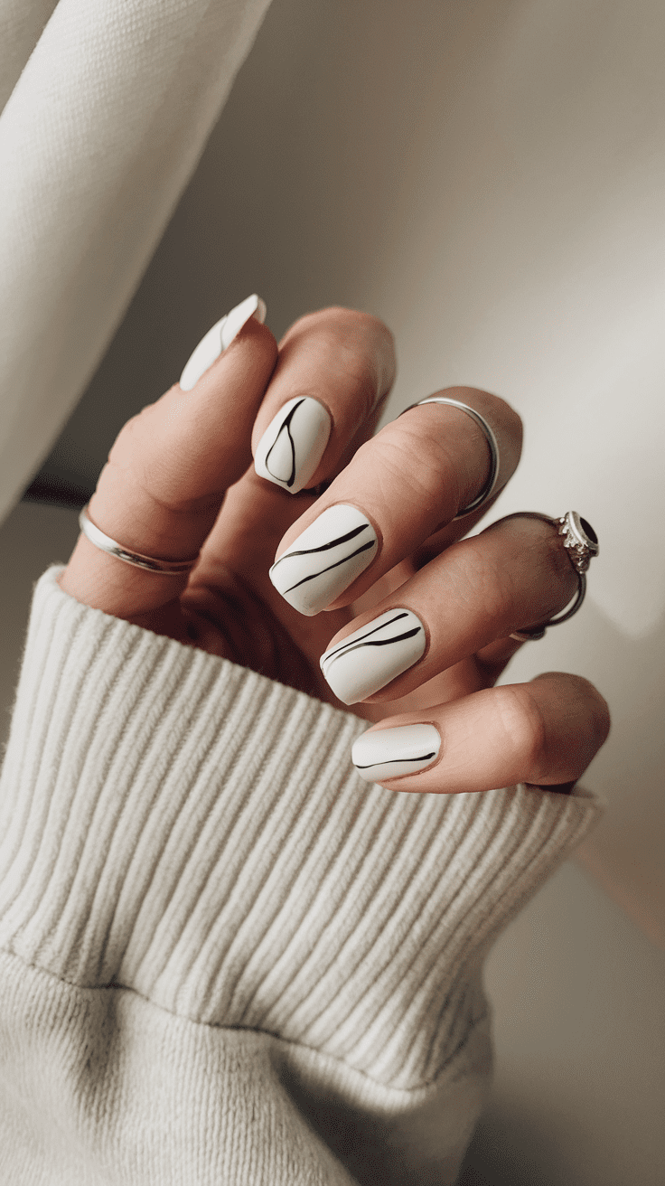 13+ Gorgeous Short White Nails to Refresh Your Style Instantly