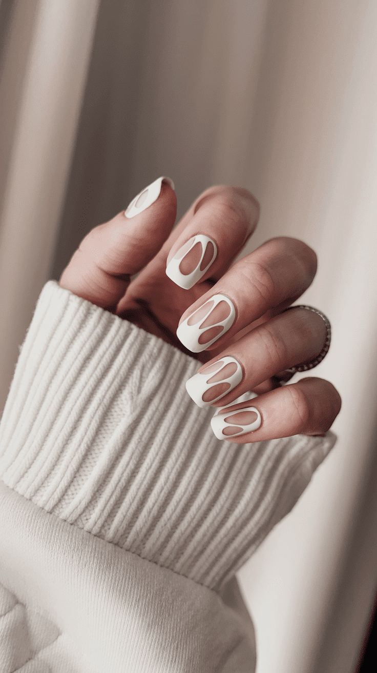 13+ Gorgeous Short White Nails to Refresh Your Style Instantly