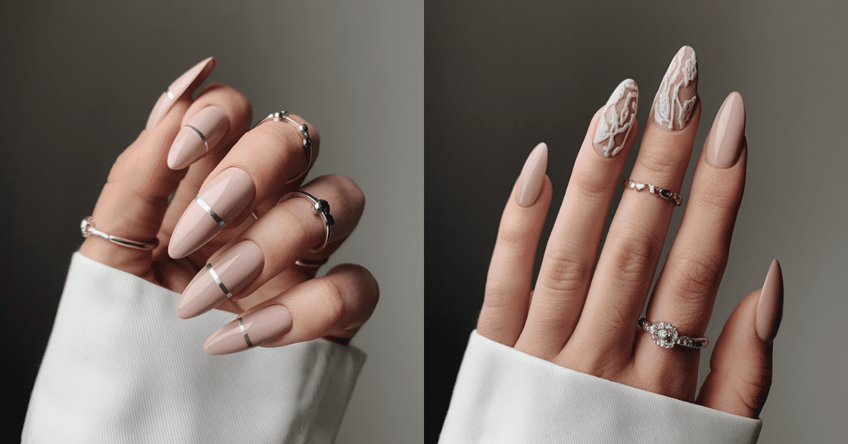 15+ Gorgeous Bride Wedding Nails to Elevate Your Big Day Look