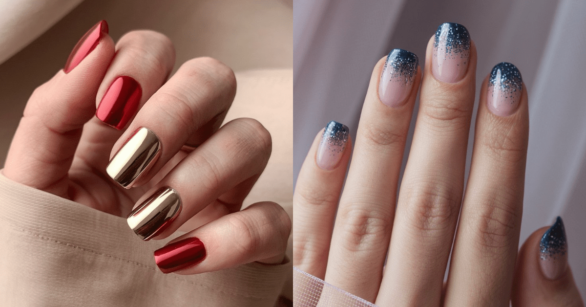 15+ Stunning New Year Short Nails to Ring in the Year in Style