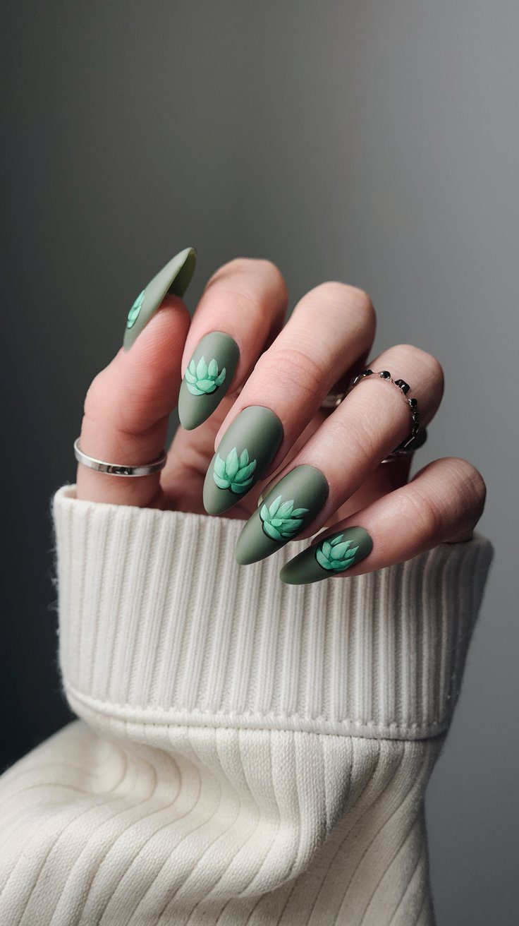15+ Stunning Green Acrylic Nails to Instantly Elevate Your Style