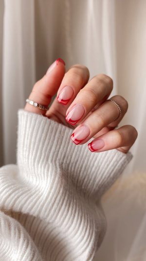 13+ Bold Short Red Nails for a Chic and Confident Look