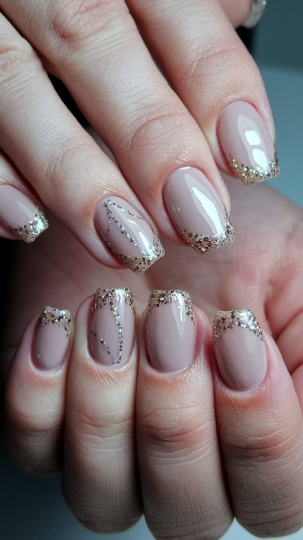 15+ Stunning New Year Short Nails to Ring in the Year in Style