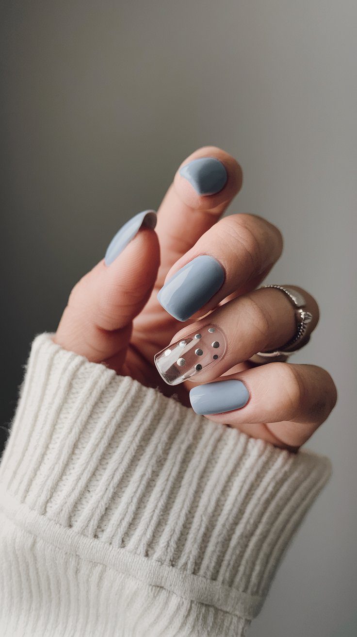 15+ Stunning Short Blue Nails to Instantly Elevate Your Look